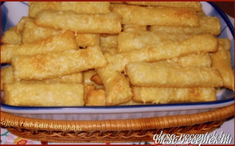 Sajtos rúd recept Vass Lászlóné konyhájából - Receptneked.hu