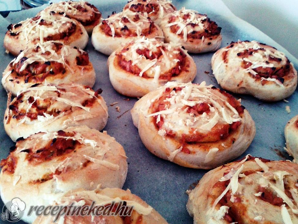 Pizzás csiga recept Kitti_recept konyhájából - Receptneked.hu