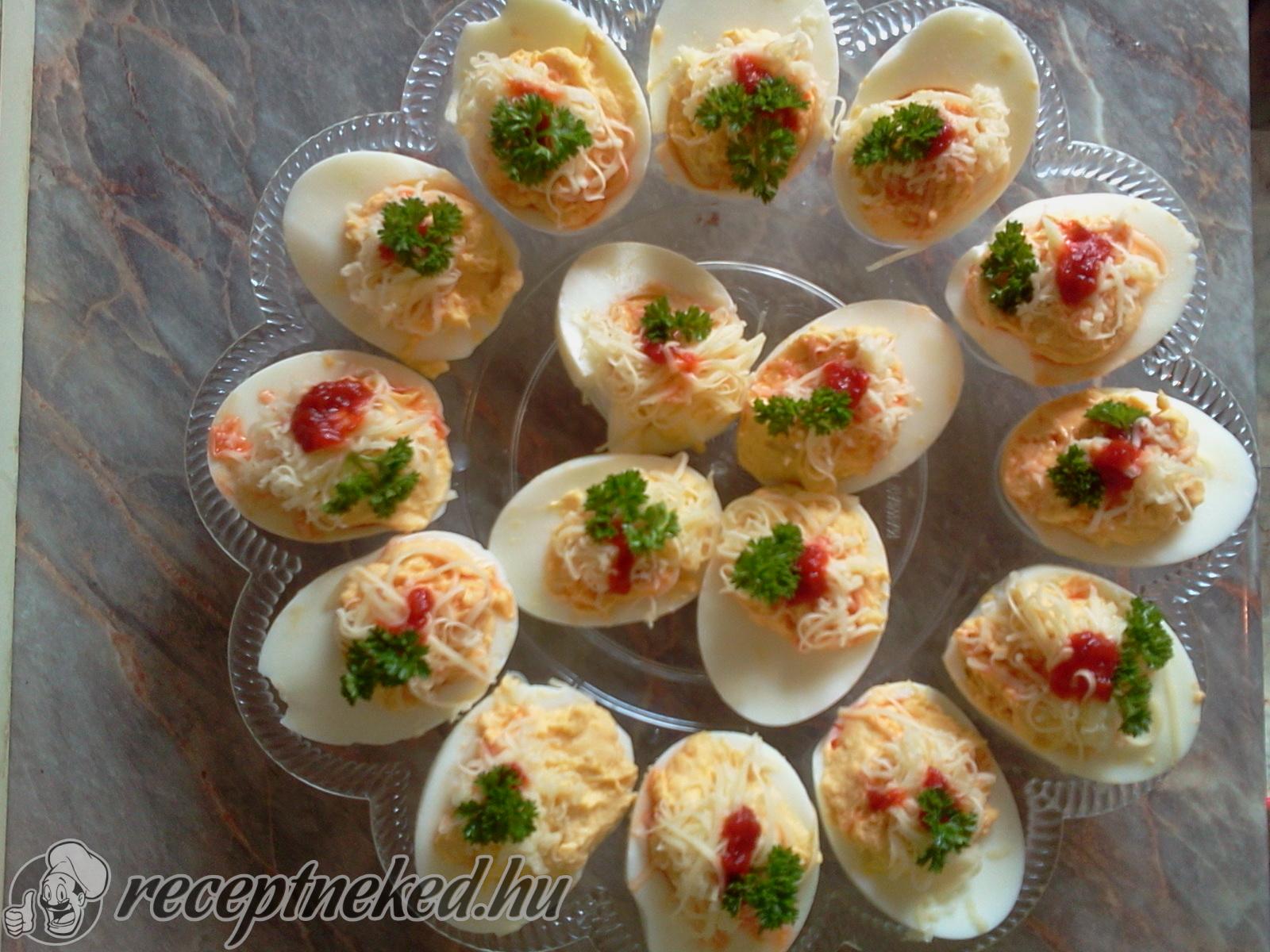 Töltött tojás recept Turmezei Rita konyhájából - Receptneked.hu