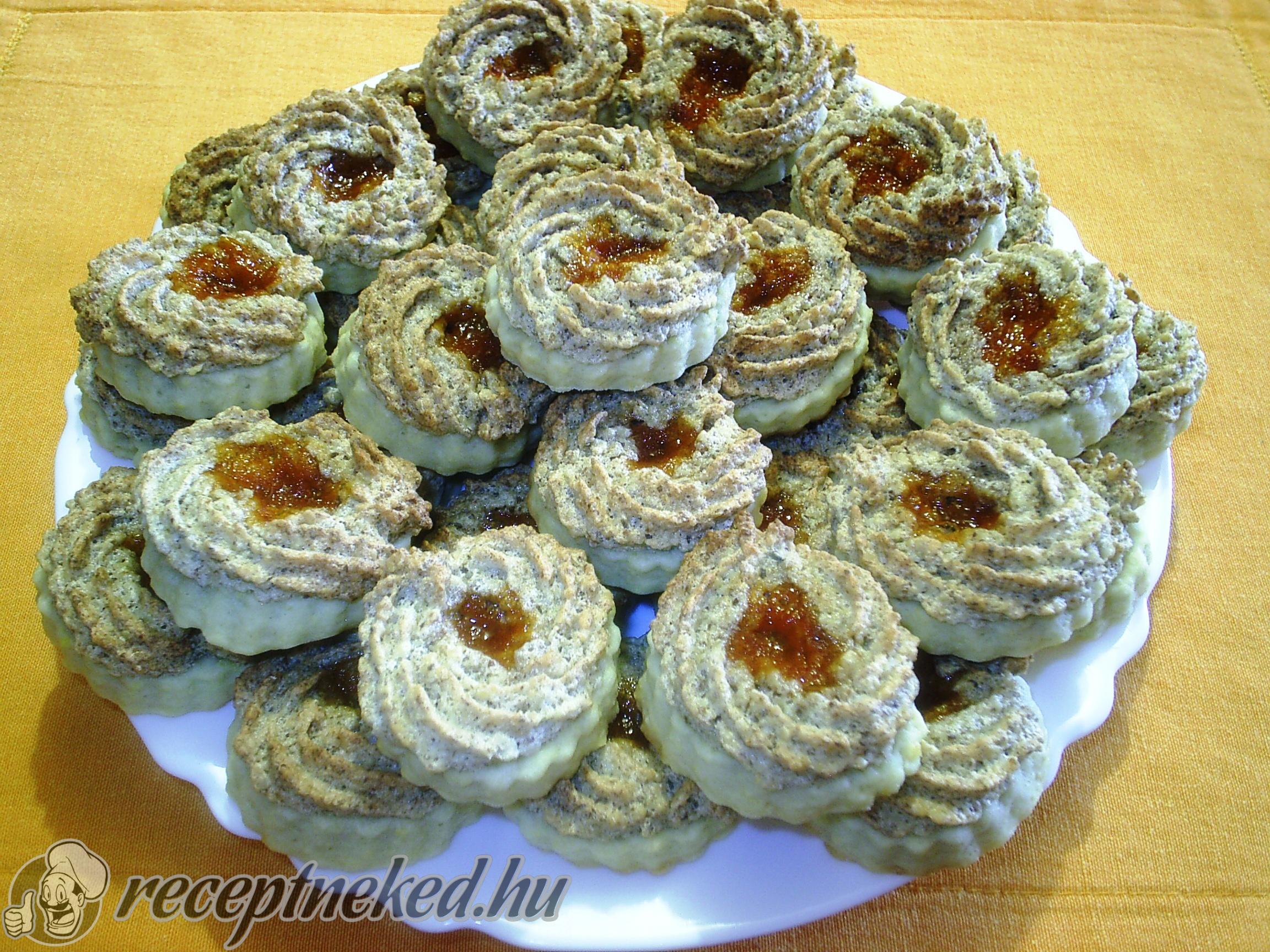 Dióhabos linzer recept Barna Pap Monika konyhájából - Receptneked.hu