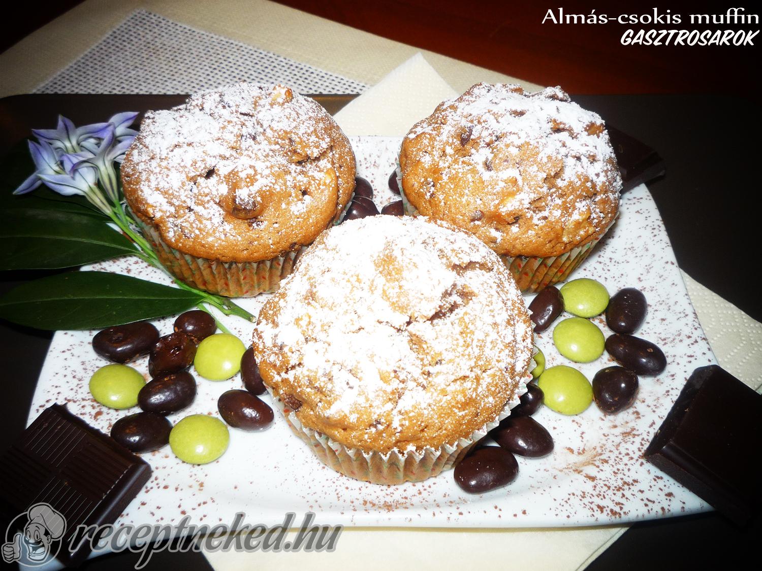 Almás-csokis muffin recept Balog Erika konyhájából - Receptneked.hu