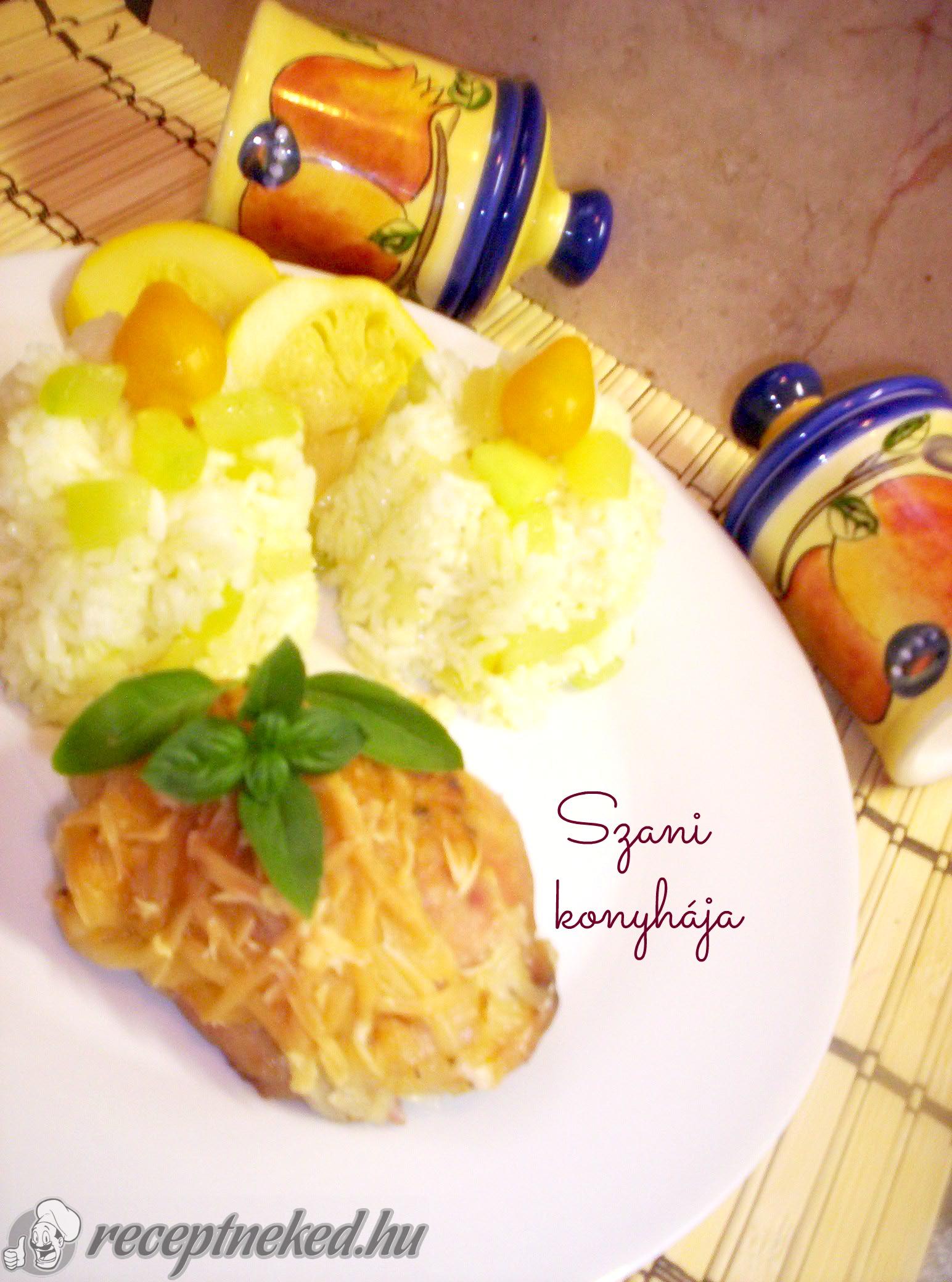 Hamis bolognai sült csirke comb, cukkinis, currys rizzsel recept Szani ...