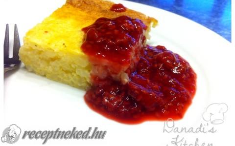 Rizsfelfújt málna mártással recept Danadi's Kitchen konyhájából ...