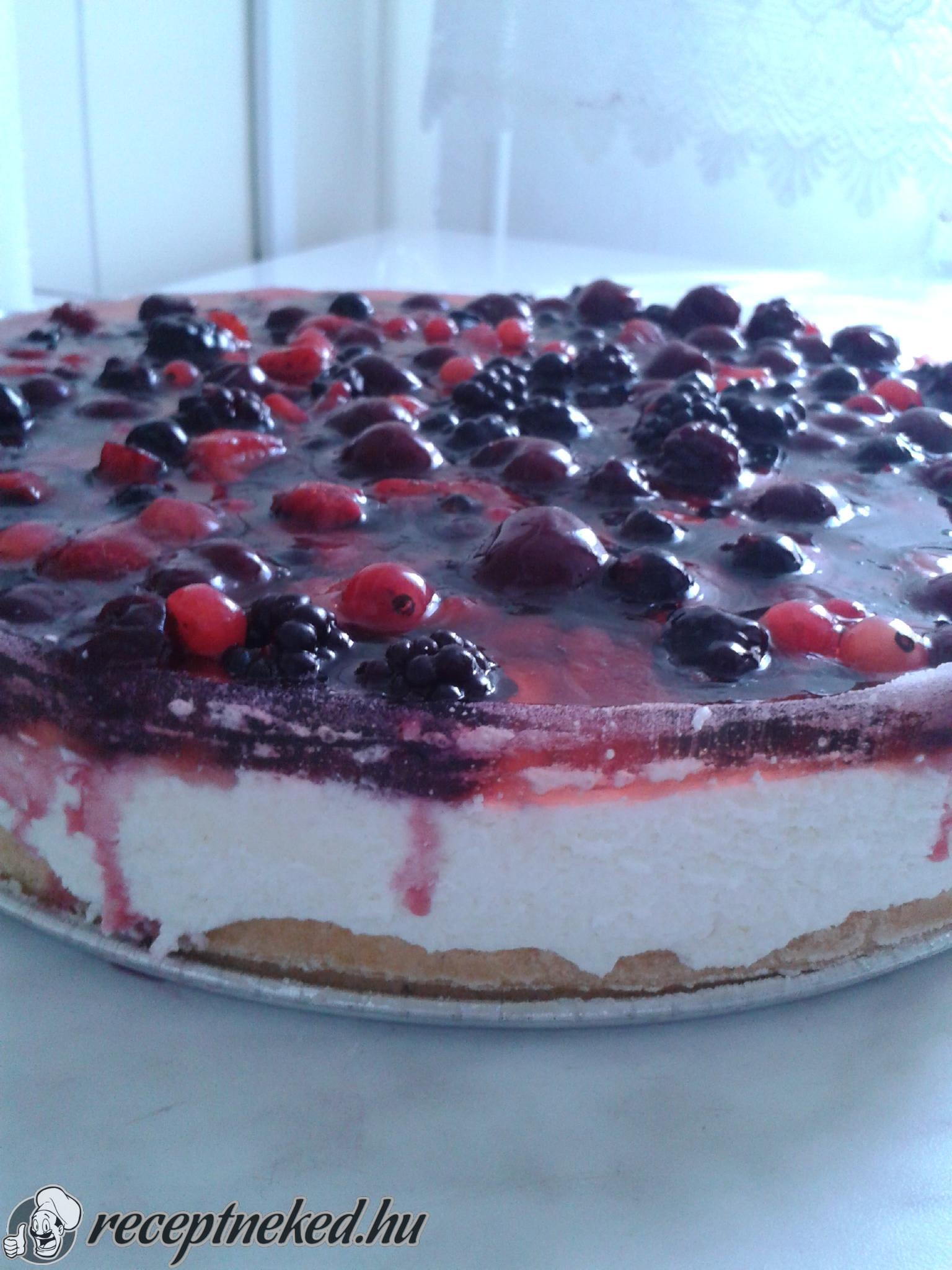 Gyümölcsös túrótorta recept Németh Nikoletta konyhájából - Receptneked.hu