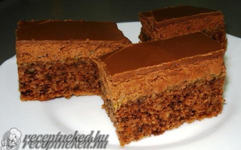 Diós csokis szelet recept Szabóné M. Kata konyhájából - Receptneked.hu
