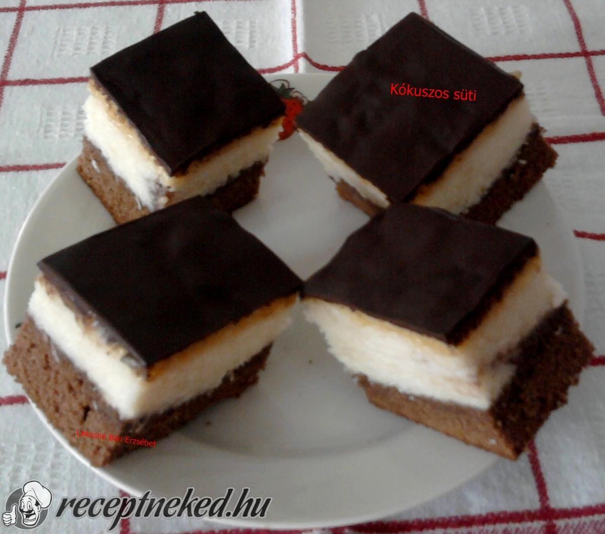 Kókuszos süti recept Lakosné Bán Erzsébet konyhájából - Receptneked.hu
