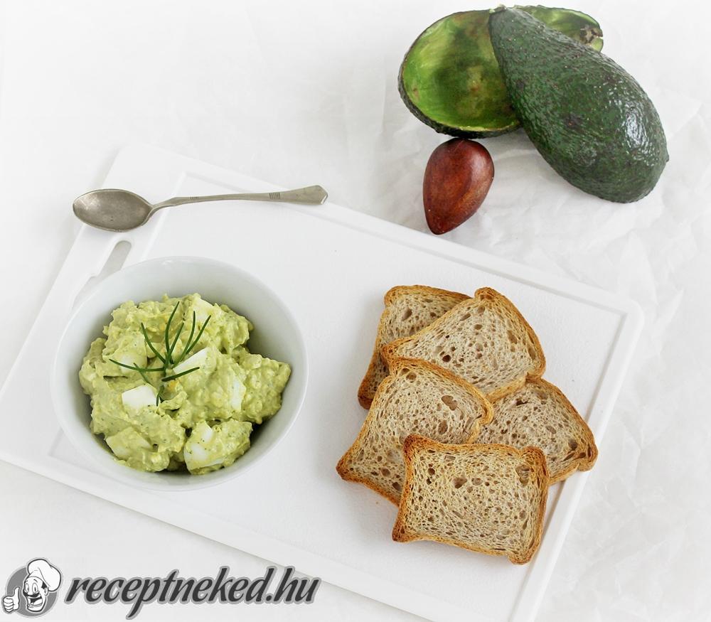 Avokádós tojássaláta recept KGizi konyhájából - Receptneked.hu