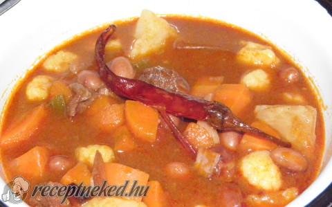 Babgulyás bográcsban recept LigetiK konyhájából - Receptneked.hu