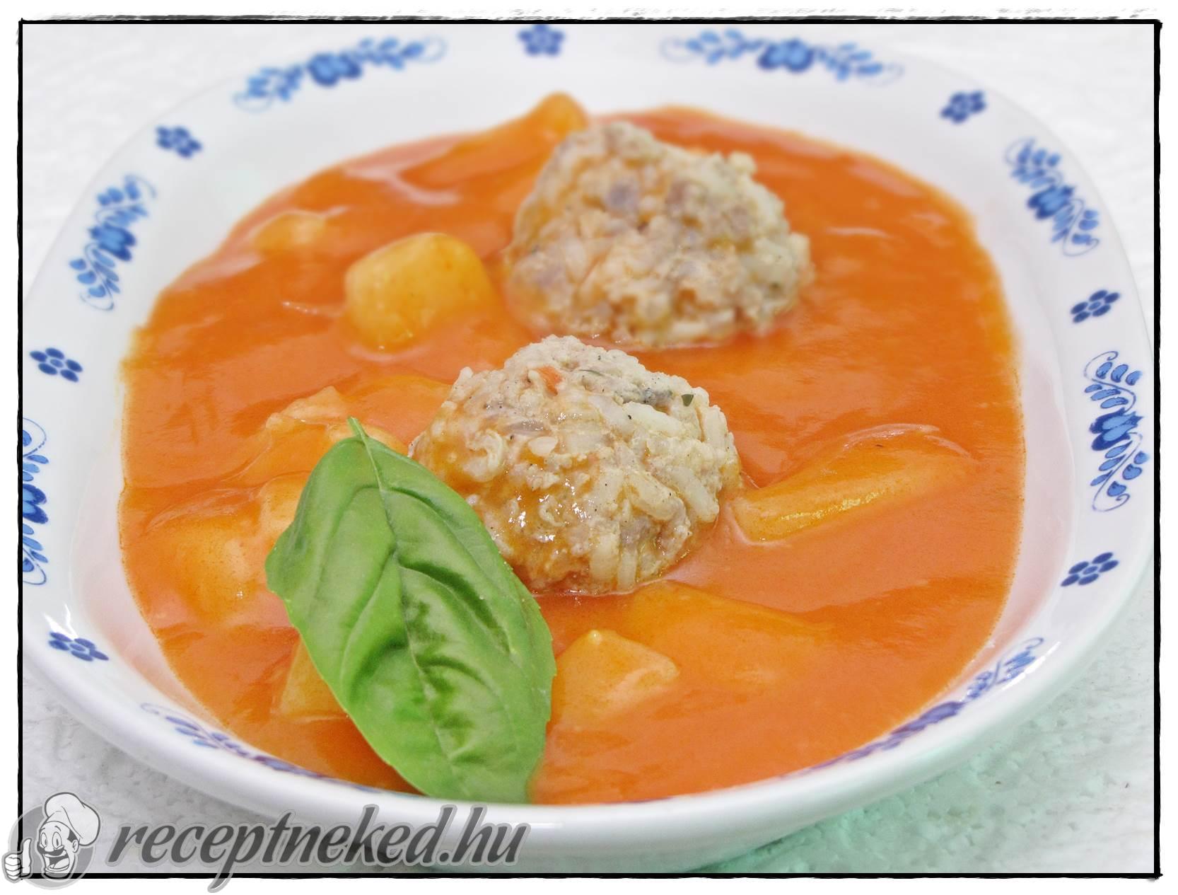 Húsgombóc paradicsomszósszal recept Hajdu Istvan konyhájából ...