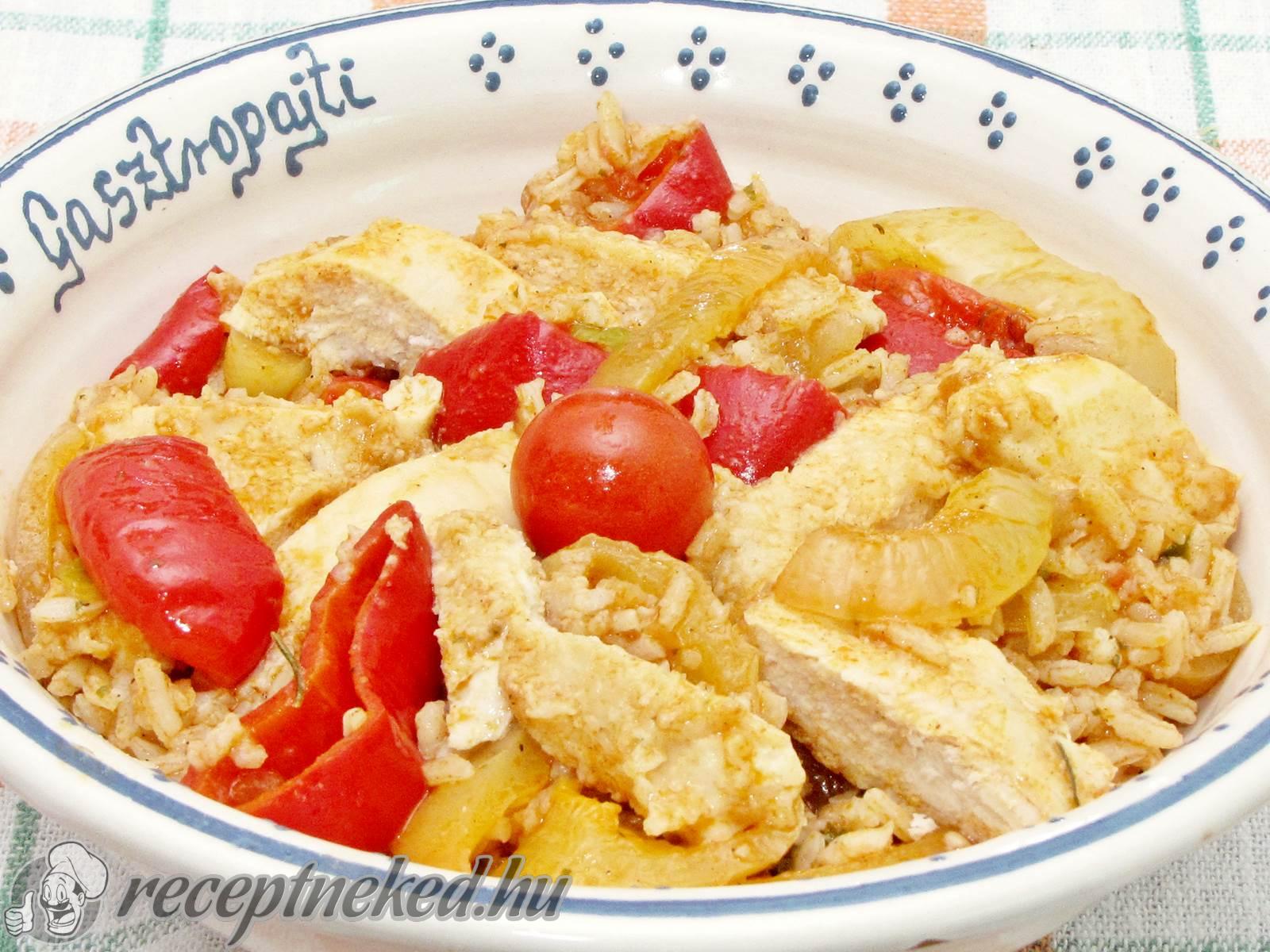 Rizses lecsó csirkemellel recept Gasztropajti konyhájából - Receptneked.hu