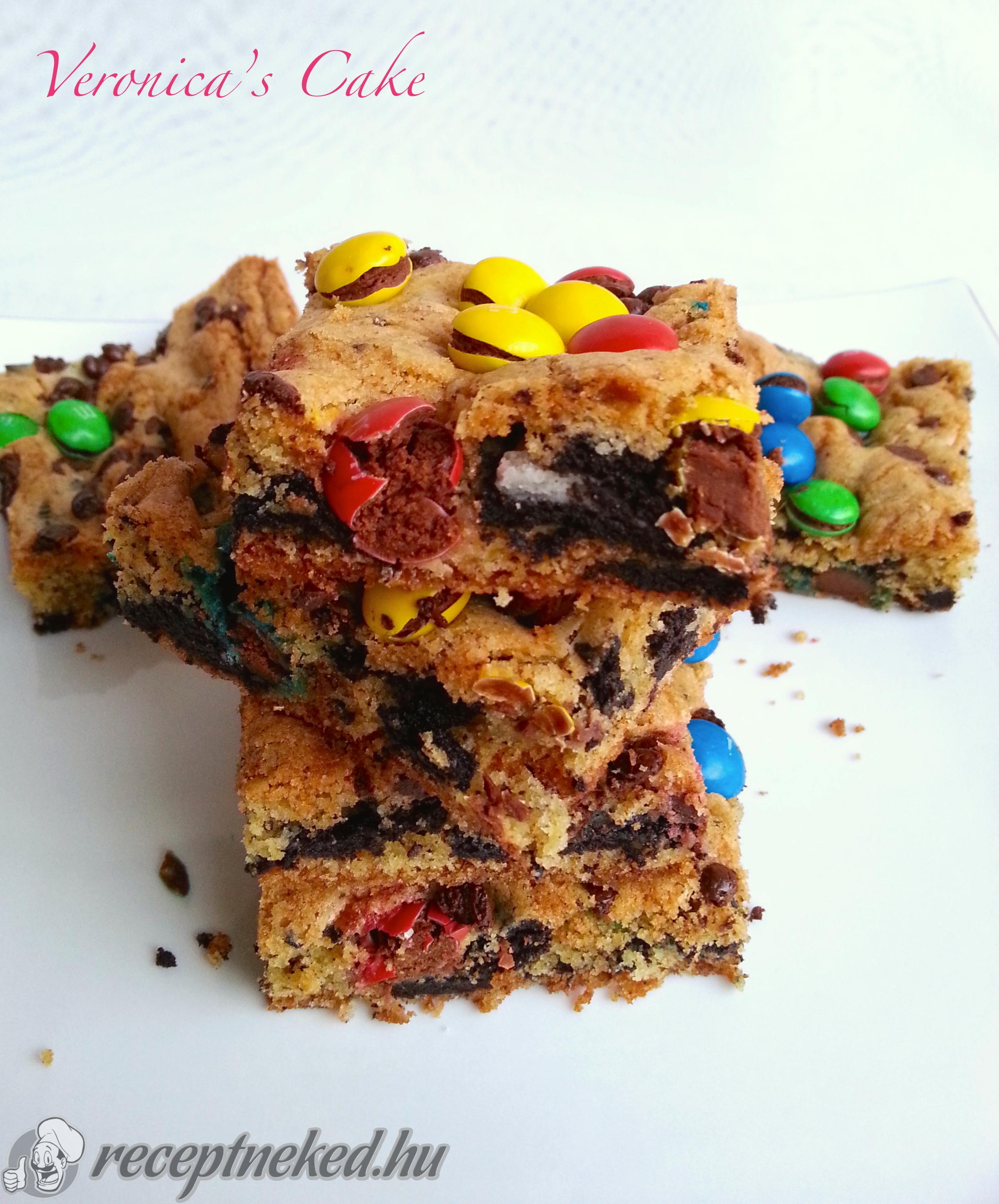 M&M's és oreo szelet recept Magyarné Fekete Veronika konyhájából ...