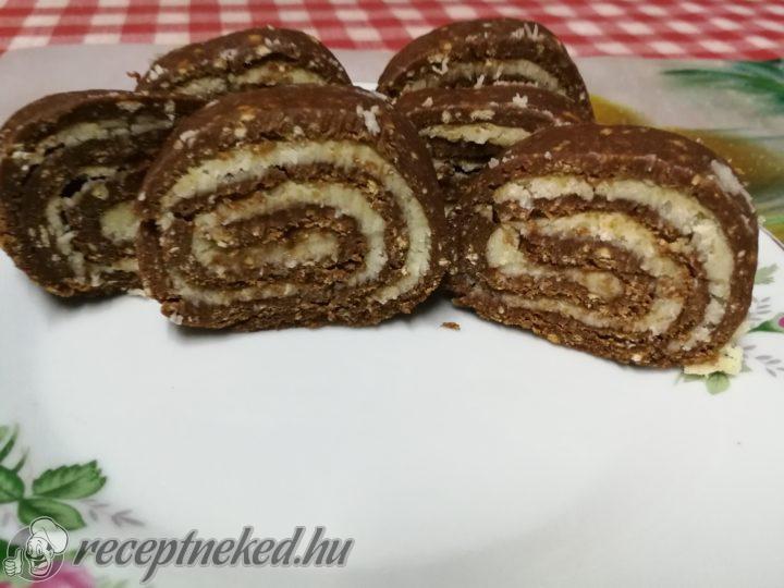Kávés vegán keksztekercs recept tutirecept konyhájából - Receptneked.hu