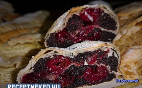 Mákos-meggyes rétes recept pontycomb konyhájából - Receptneked.hu