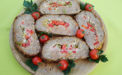Sajtos zöldségekkel töltött fasírozott recept Salamon Csilla ...