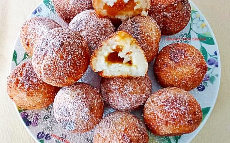Túrófánk lekvárral töltve recept Lakos Istvanne konyhájából ...