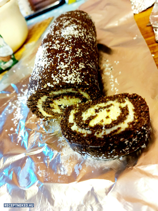 Kókuszos keksztekercs recept Alexandra1234 konyhájából - Receptneked.hu