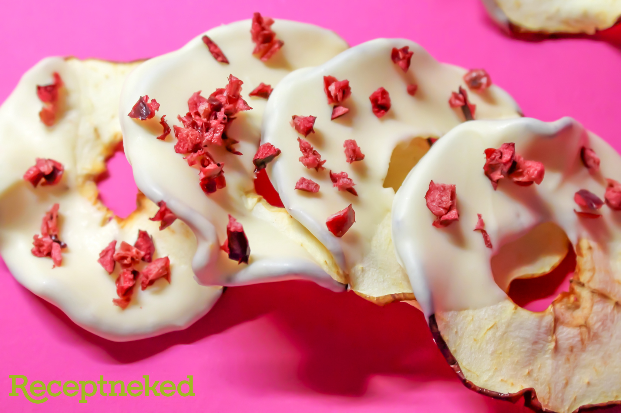 Fehércsokis alma chips recept Nassolda konyhájából - Receptneked.hu