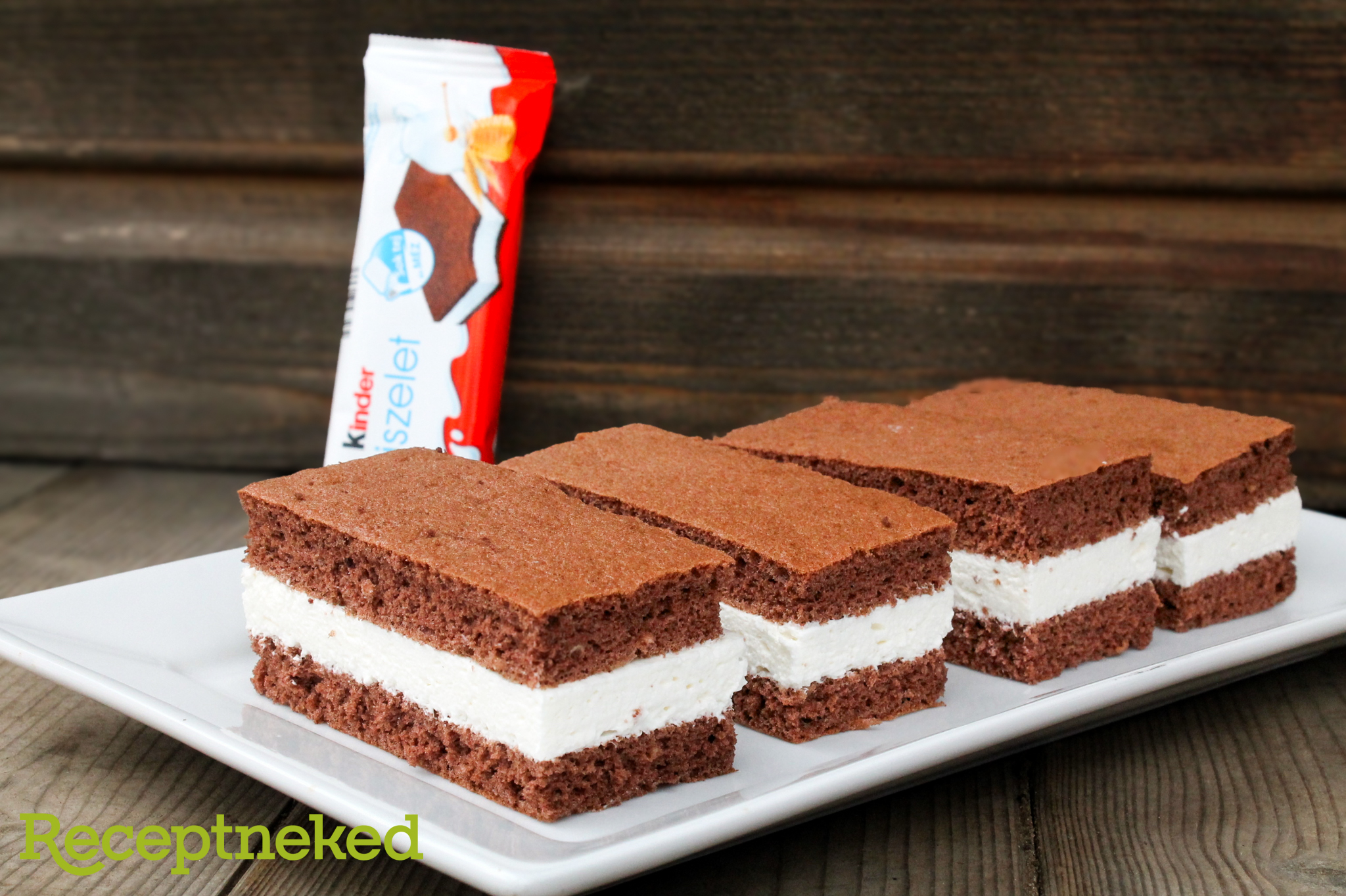 Kinder tejszelet házilag recept Nassolda konyhájából - Receptneked.hu